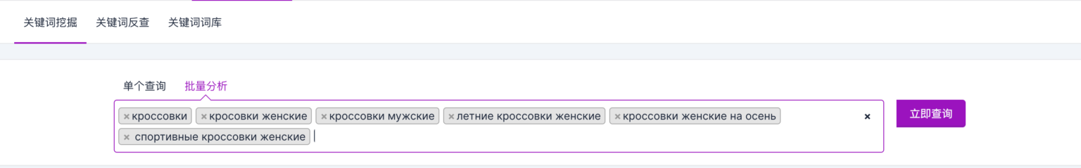 关键词挖掘教程 - Seerfar